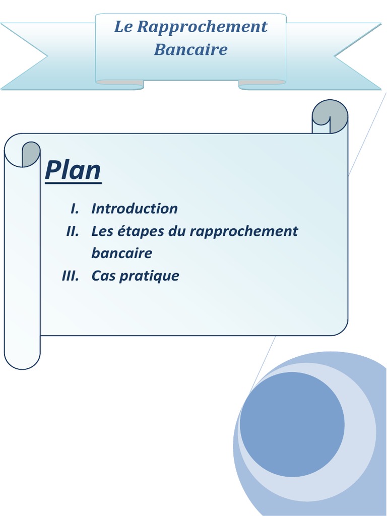 Le Rapprochement Bancaire | PDF | Banques | Comptabilité