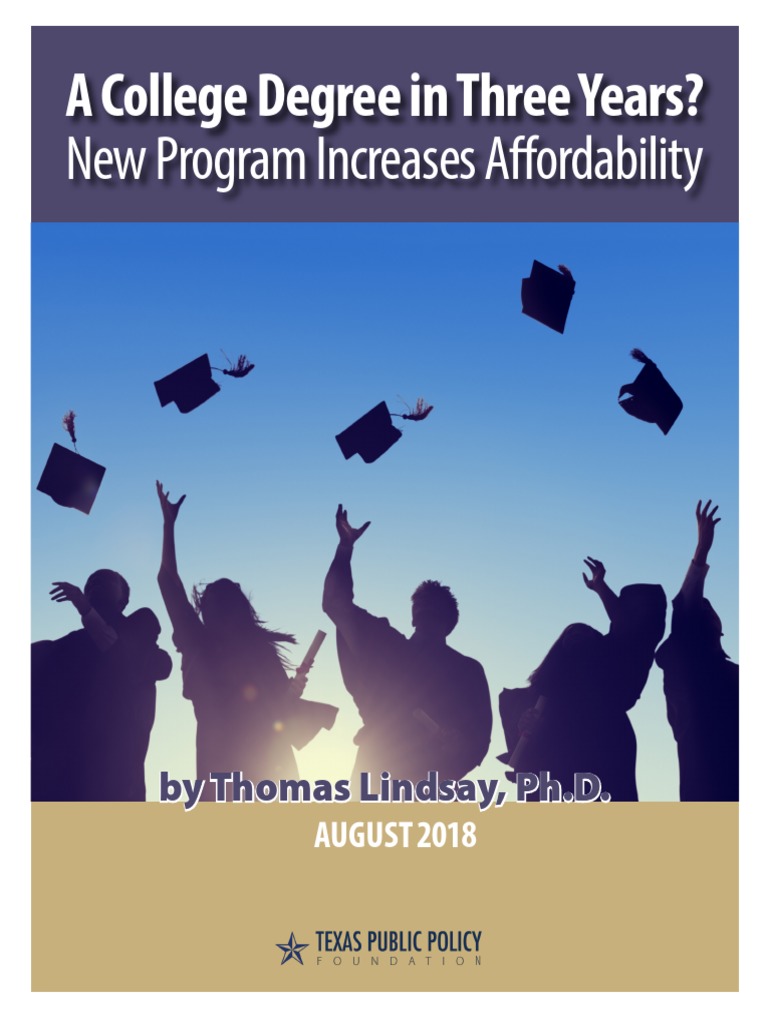 2018 07 RR A College Degree in Three Years CIE Lindsay | PDF | Academic ...
