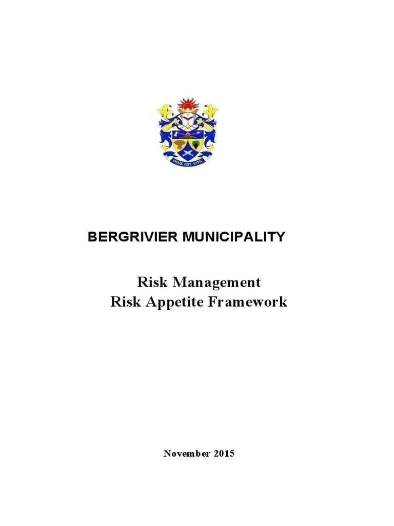 Risk Management - Risk Apetite Framework | PDF | Risk Management ...