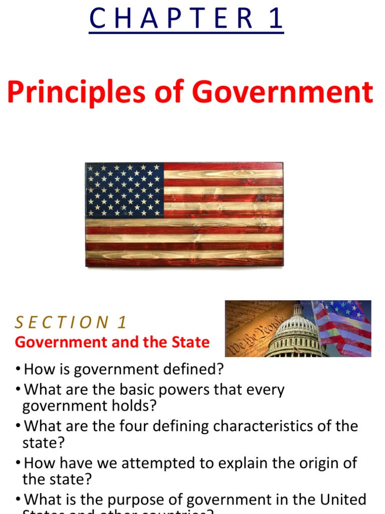 Principles of Government Explained | PDF | Capitalism | Democracy