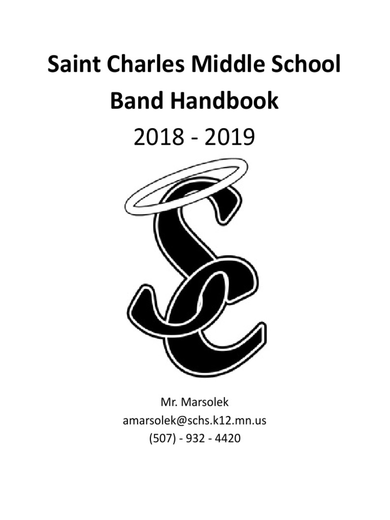 Middle School Band Handbook | PDF | Homework | Behavior Modification
