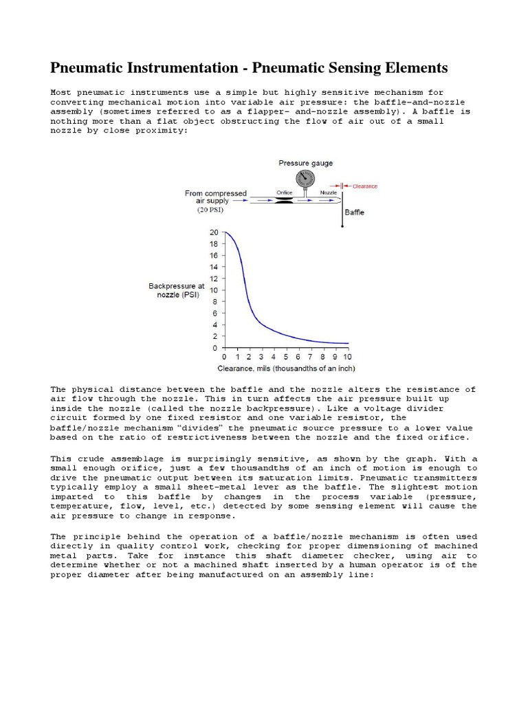 Pneumatic Instrumentation Basics | PDF | Weighing Scale | Amplifier