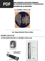 Linea Del Tiempo Teoria Celular | PDF | Nucleo celular | Biología Celular)