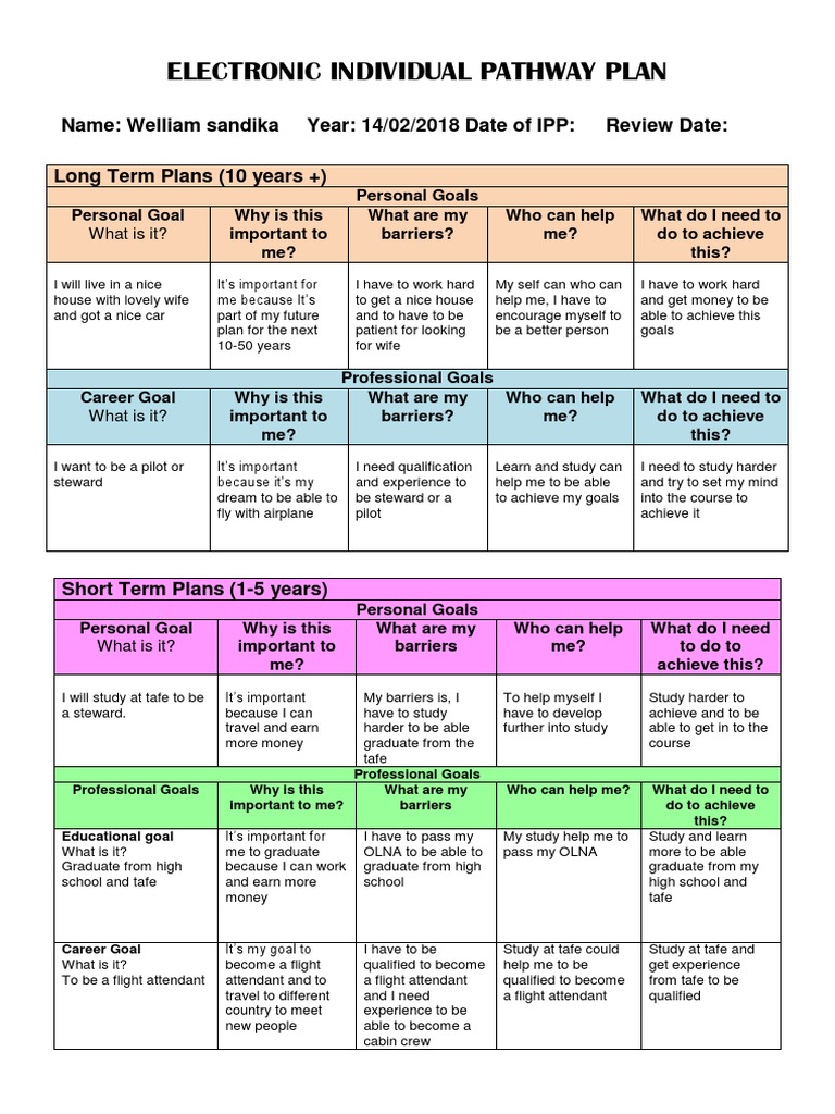 Ipp | PDF | Flight Attendant | Goal