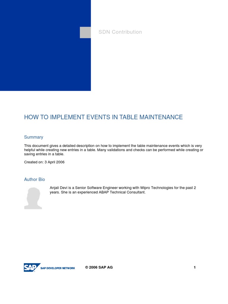 Events in TMG | PDF | Information Technology Management | Computing