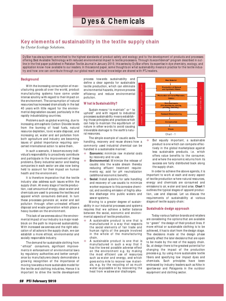 Dystar | Download Free PDF | Dye | Sustainability