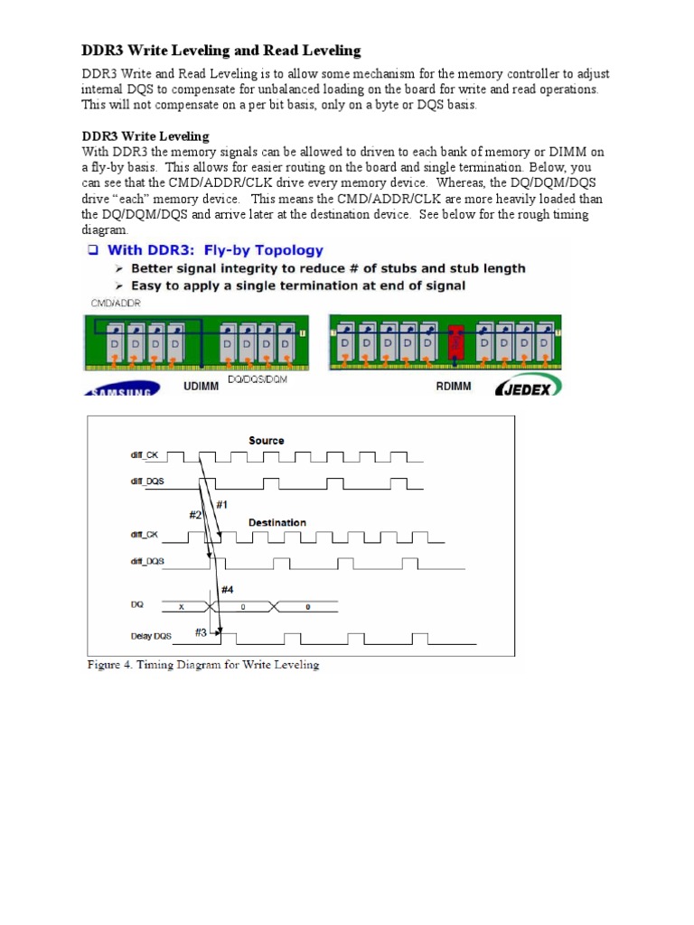 DDR3 Write and Read Leveling Mechanism | Bit | Telecommunications