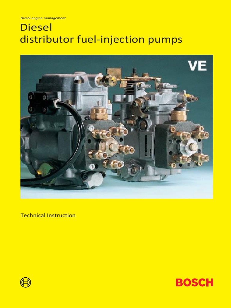 Diesel Distributor Fuel-Injection Pumps: Technical Instruction | PDF ...