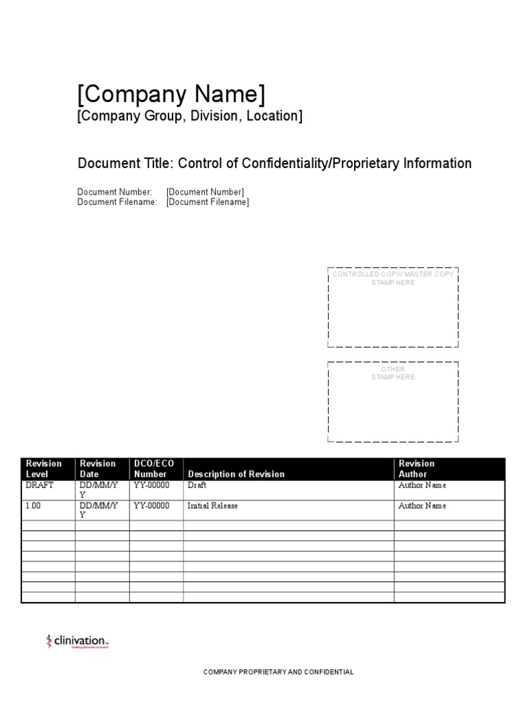 Control | PDF | Trade Secret | Non Disclosure Agreement