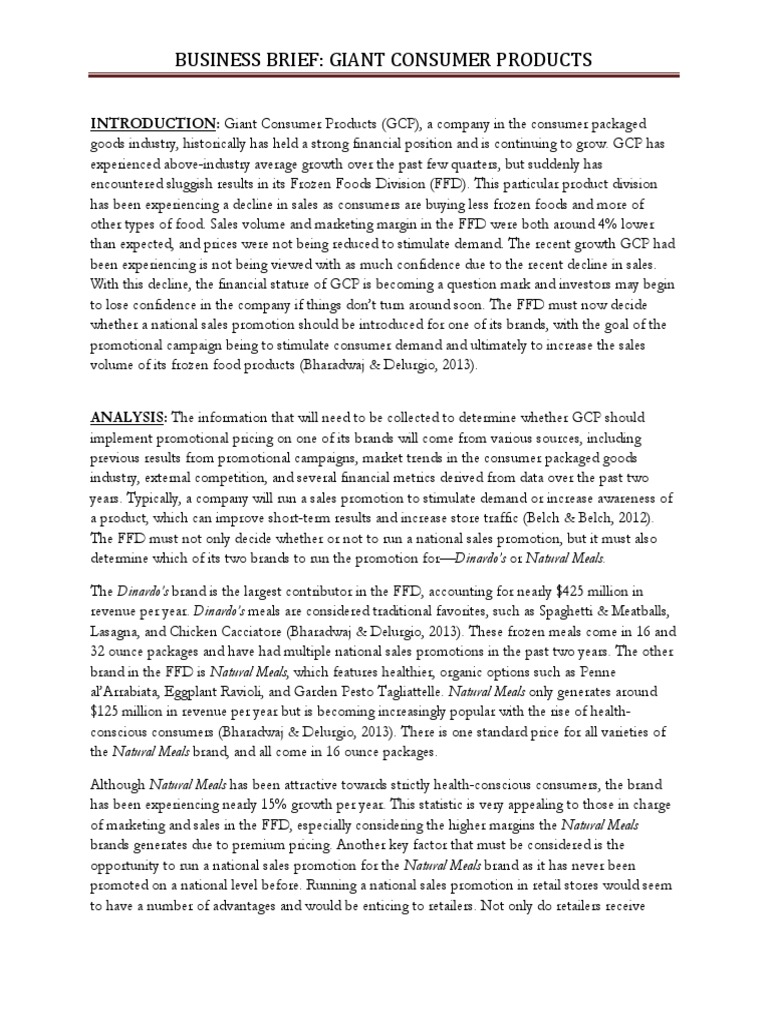 Giant | PDF | Pricing | Retail