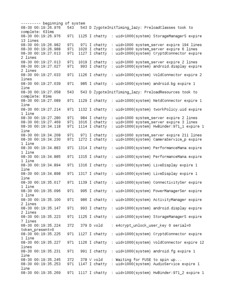 Logcat | PDF | Computing | Software