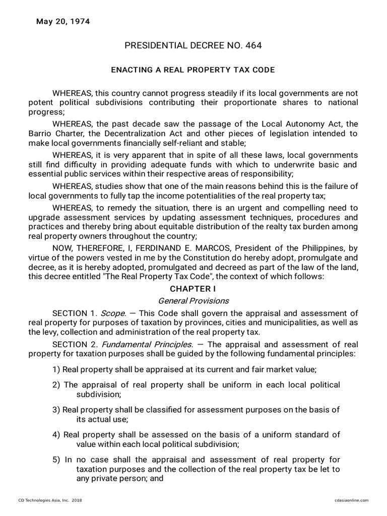 Real Property Tax Code PDF | PDF | Real Estate Appraisal | Property Tax