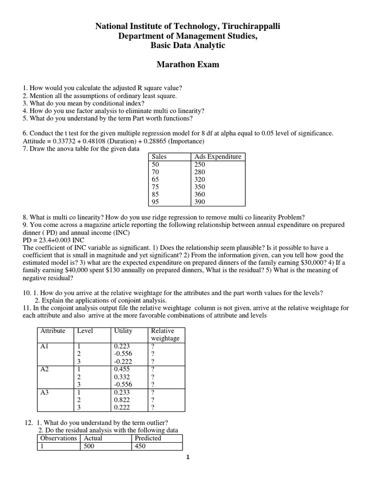 Bda | PDF | Factor Analysis | Ordinary Least Squares