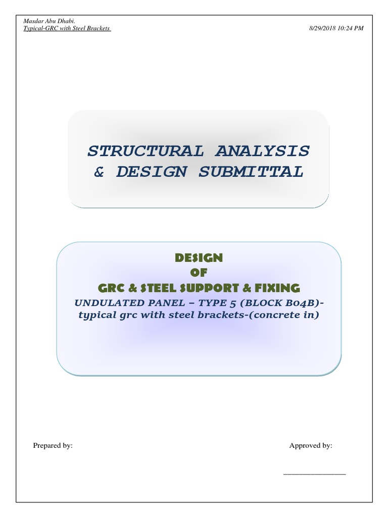 1 GRC | PDF | Wind Speed | Specification (Technical Standard)