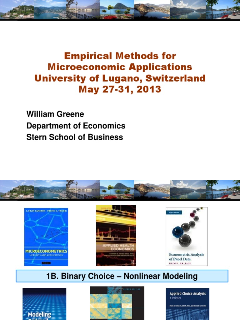 Binary | PDF | Fixed Effects Model | Logistic Regression