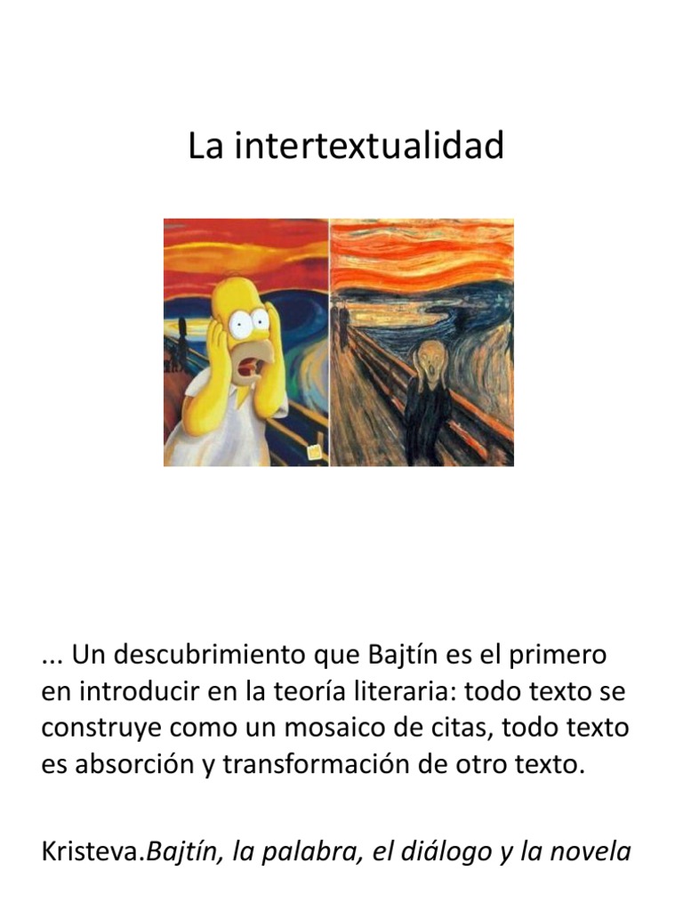 Intertextualidad | PDF | Intertextualidad | Crítica de arte