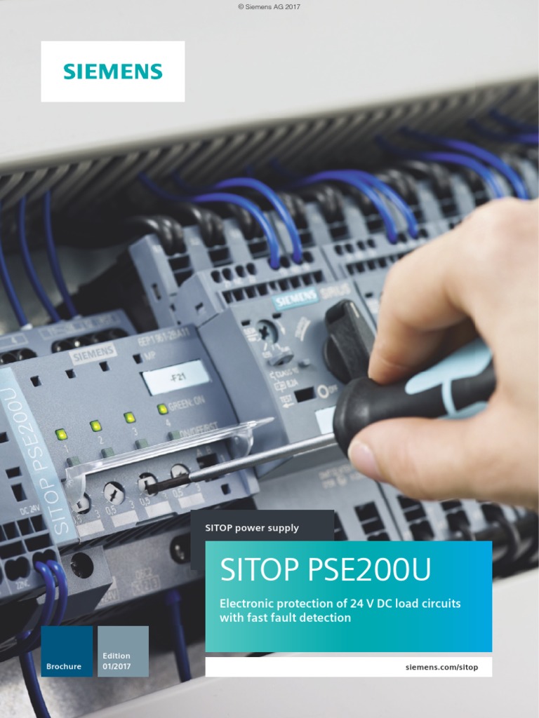 Sitop Pse200U: Electronic Protection of 24 V DC Load Circuits With Fast ...