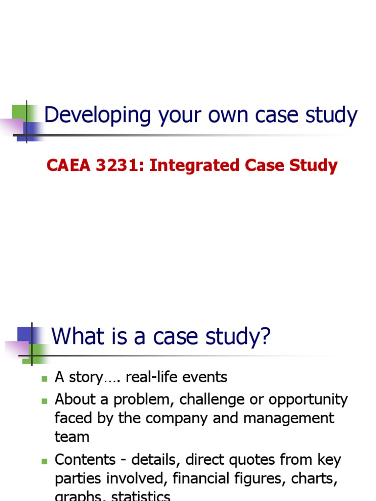 Developing Your Own Case Study | PDF | Case Study | News
