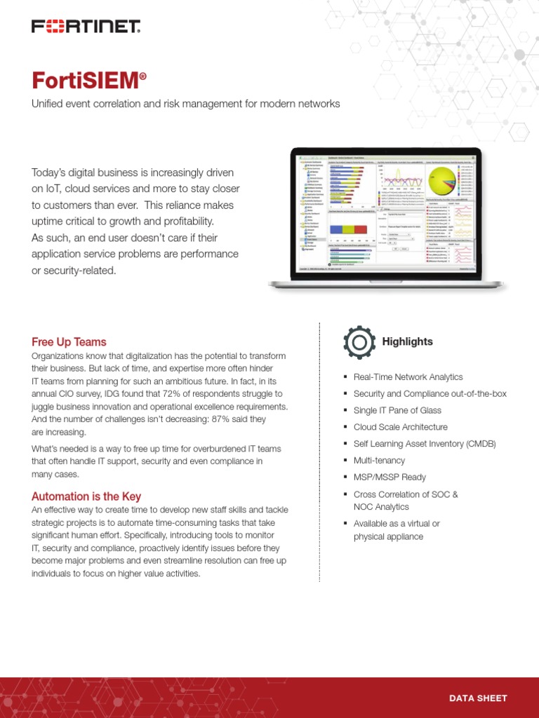Fortisiem: Free Up Teams | Download Free PDF | Cloud Computing ...