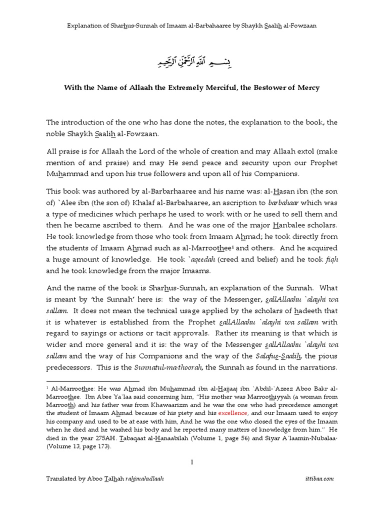 Excellence | PDF | Hadith | Imam