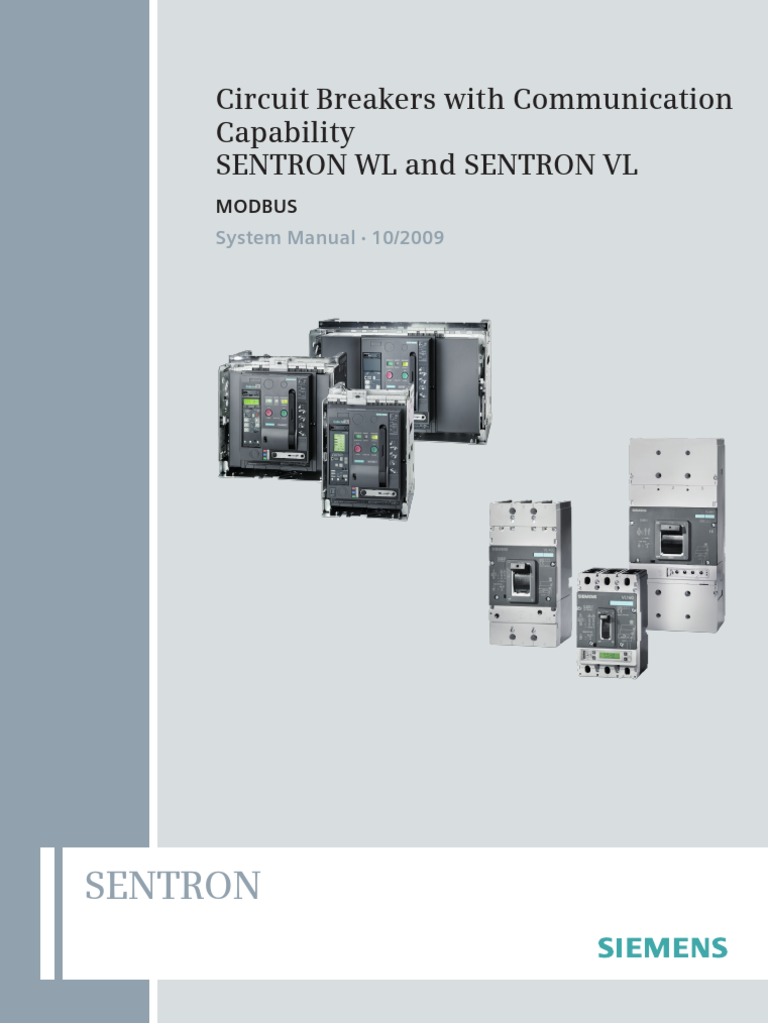 SENTRON WL VL Circuit Breakers With Communication Capability MODBUS en ...