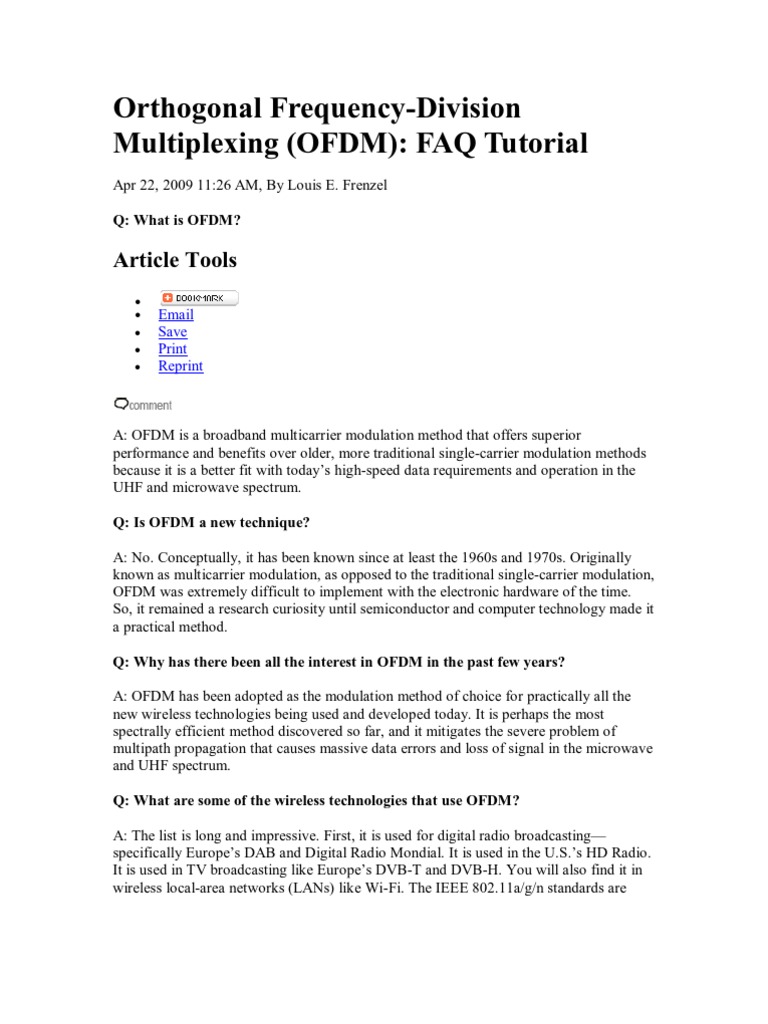 Ofdm | PDF