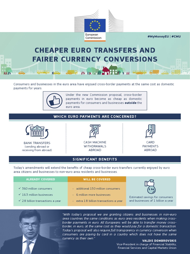 Cheaper Euro Transfers Factsheet - en PDF | PDF | Eurozone | Euro