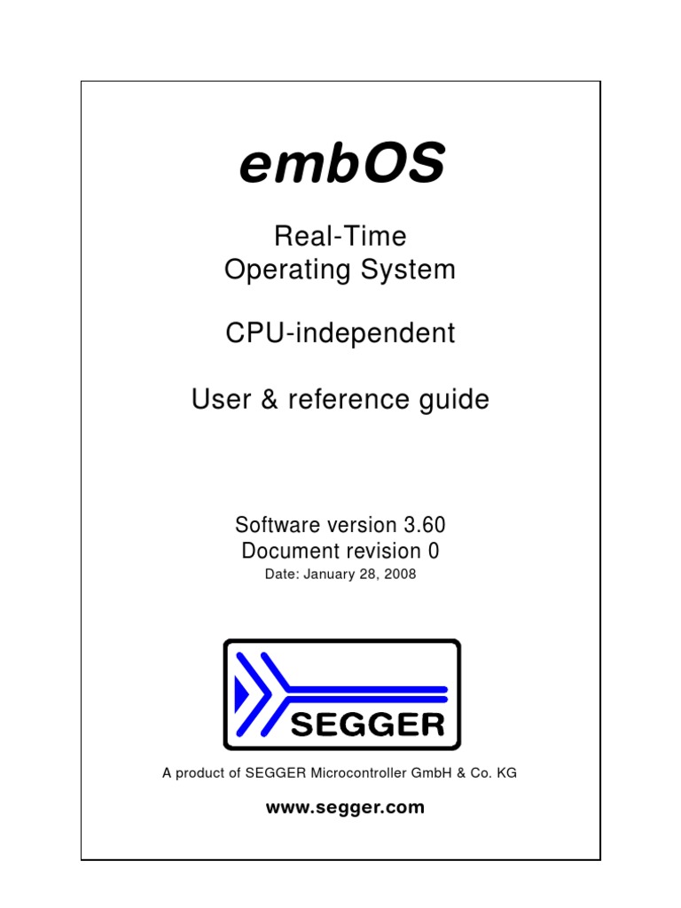 EmbOS Generic | PDF | Embedded System | C (Programming Language)