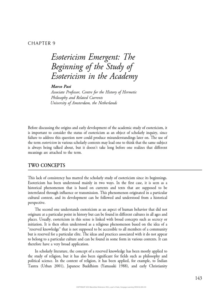 Esotericism | PDF | Western Esotericism | Occult