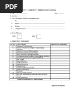 Mock Drill Report Format | PDF