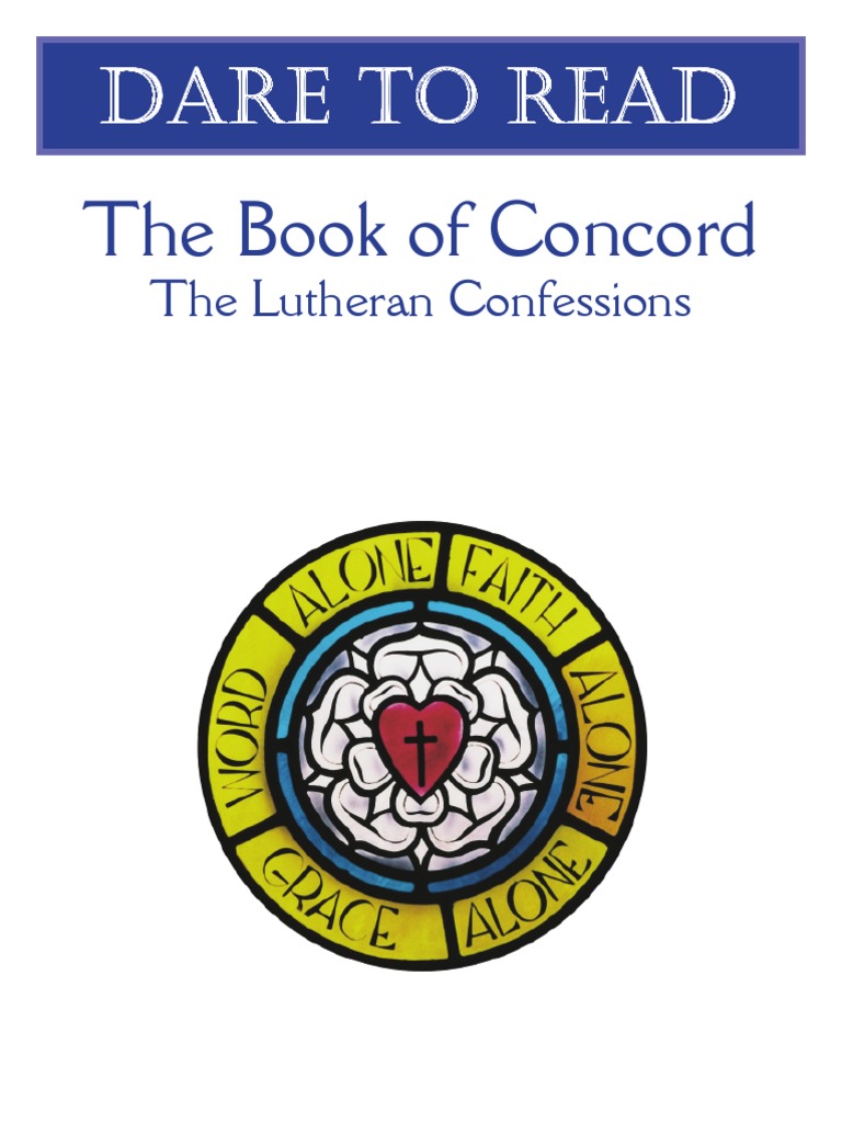 Dare To Read - Book of Concord | PDF | Lutheranism | Martin Luther