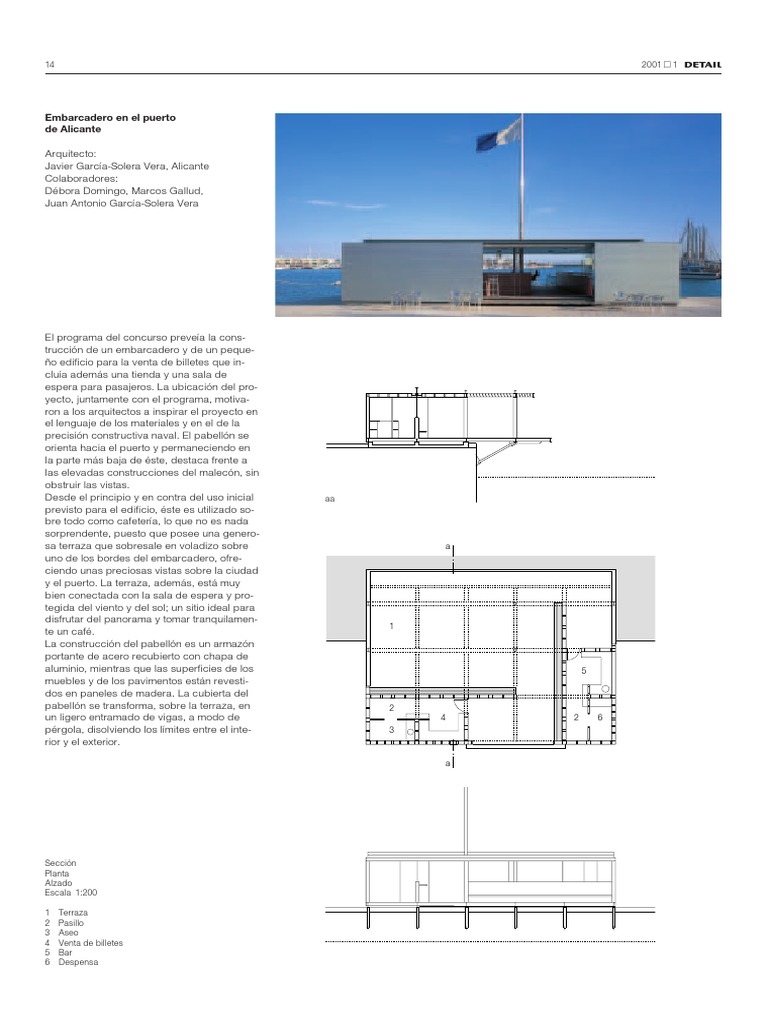 Embarcadero y Cafetería en Alicante | PDF | Madera | Madera contrachapada