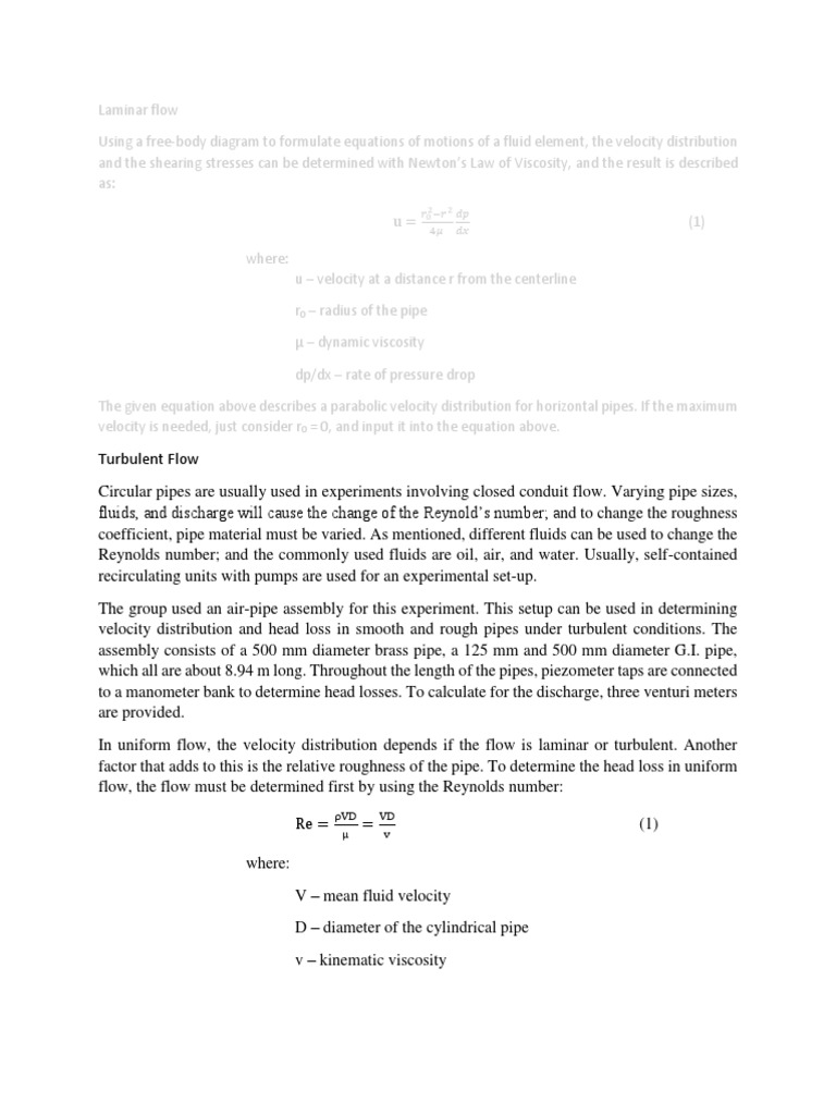 ekafa | PDF | Reynolds Number | Fluid Dynamics