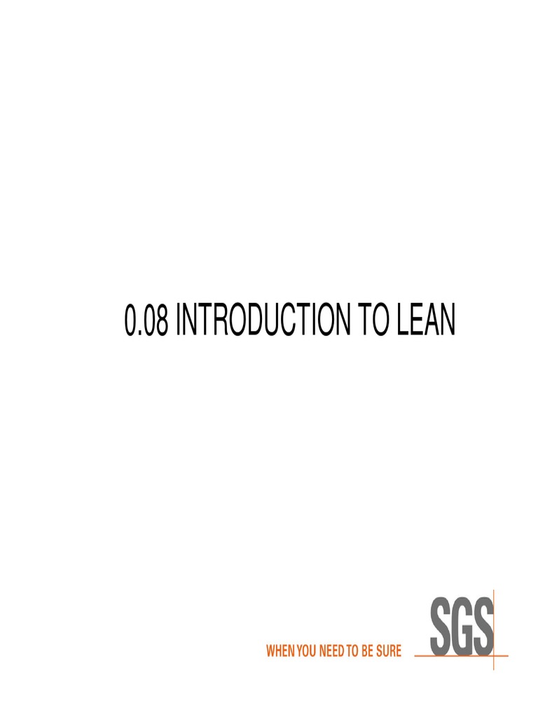 Introduction | PDF | Lean Manufacturing | Engineering
