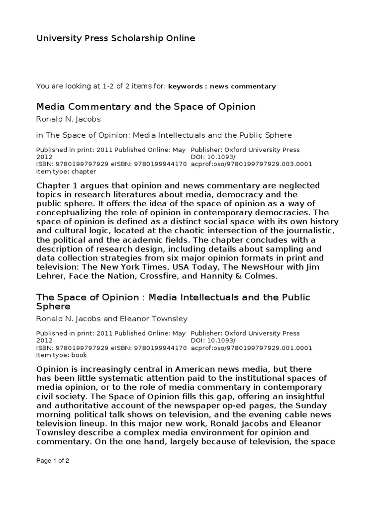 Upso | PDF | News Media | Journalism