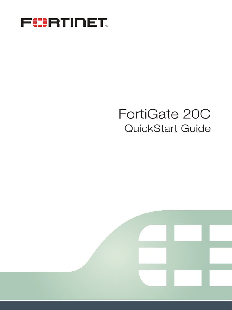 Fortigate 20C: Quickstart Guide | PDF | License | Port (Computer Networking)