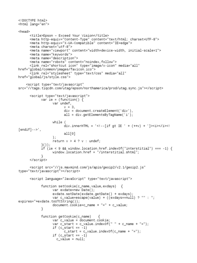 Epson Com | PDF | Java Script | Software Engineering