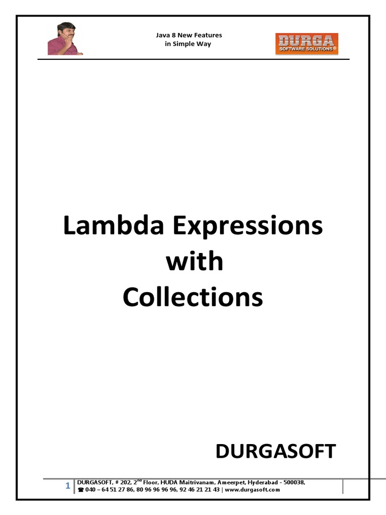 Lambda Expressions With Collections PDF | PDF | Anonymous Function ... Lambda Expressions With Collections PDF | PDF | Anonymous Function ...