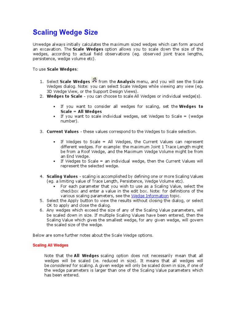 Scaling Wedge Size | PDF | Theoretical Computer Science | Algorithms