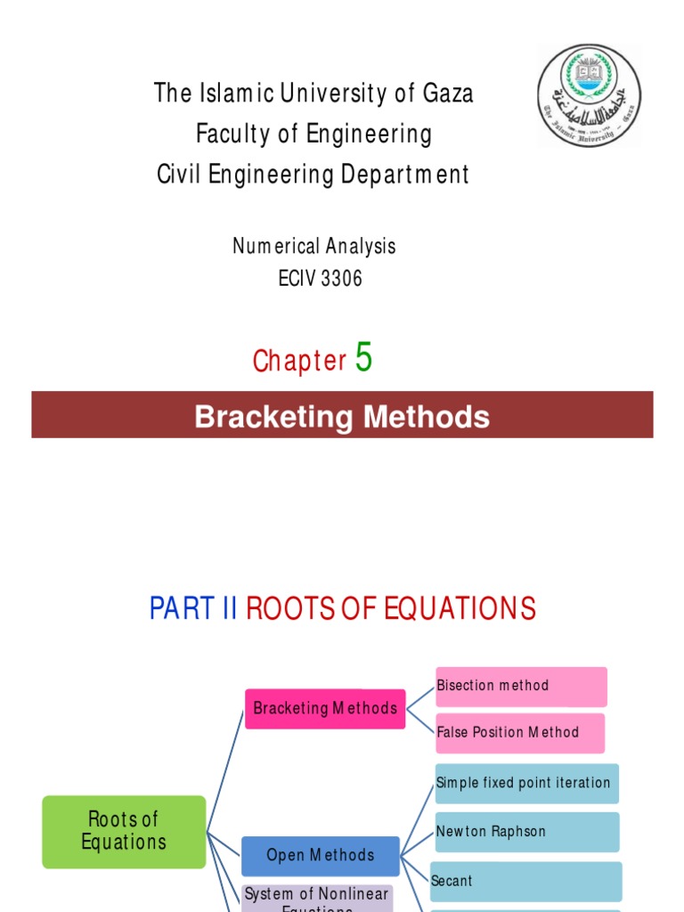 Ch5 Bracketing Methods Compatibility Mode | PDF | Equations ... Ch5 Bracketing Methods Compatibility Mode | PDF | Equations ...