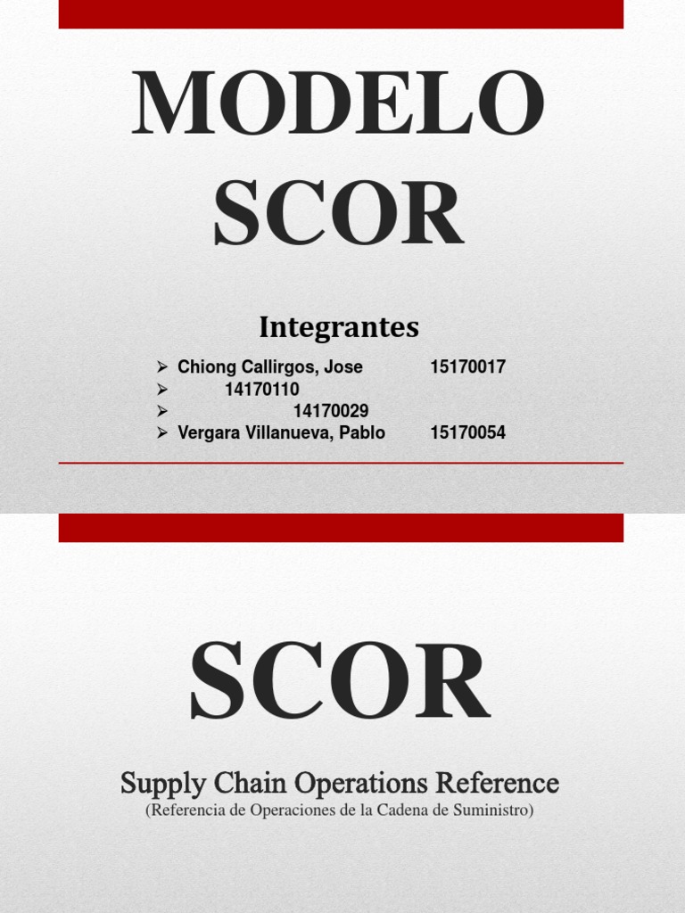 Modelo Scor 2.0 | Descargar gratis PDF | Transporte | Economias