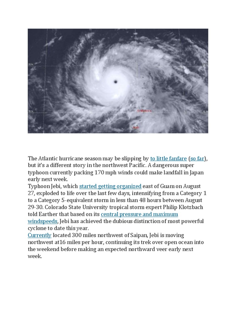 The Atlantic Hurricane | PDF