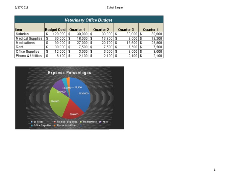 Zu Hal Office Budget | PDF