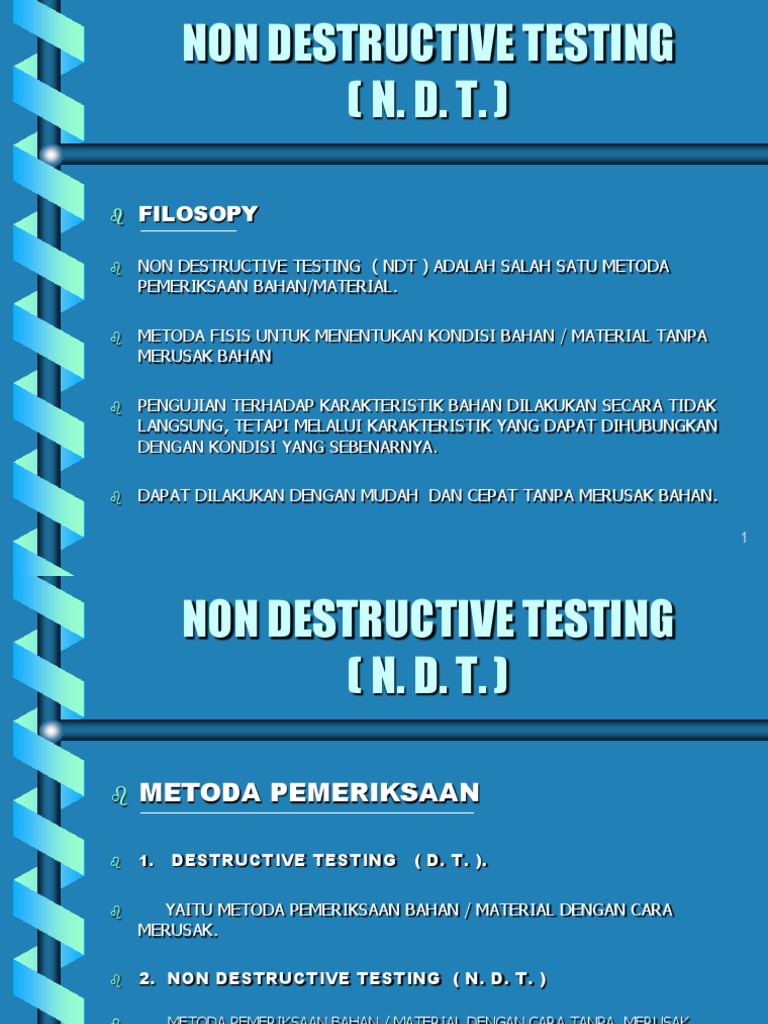NDT Pt-Mt-Ut-Rt | PDF