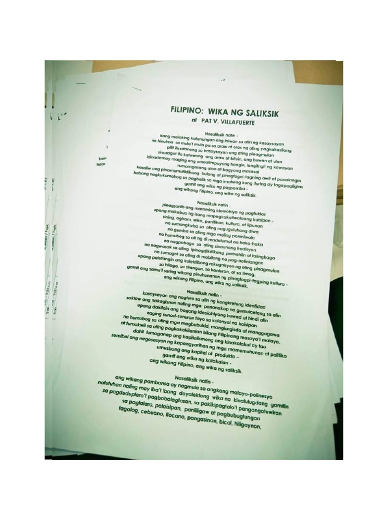 Wika NG Saliksik | PDF