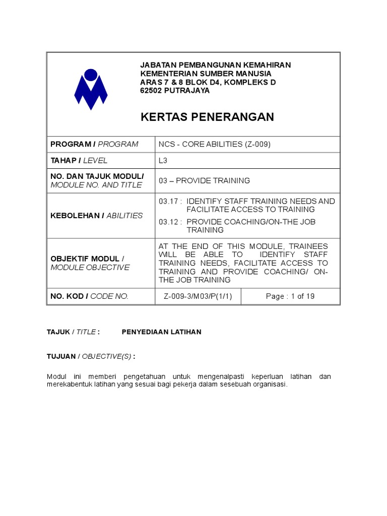 Core Abilities Tahap 3 Modul 3 | PDF