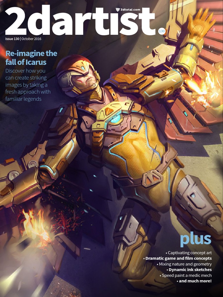 2DArtist - October 2016 | PDF | Adobe Photoshop | Design