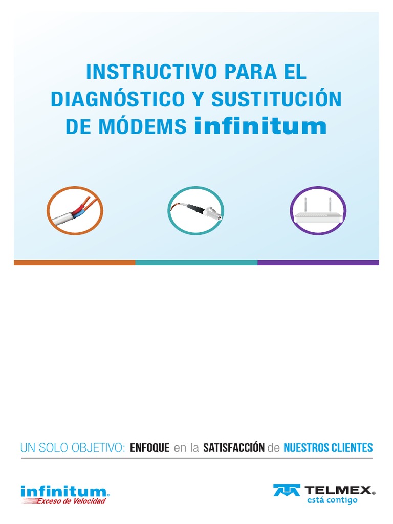 Diagnostico Sustitucion Modems Infinitum | PDF | Módem | Línea de ...