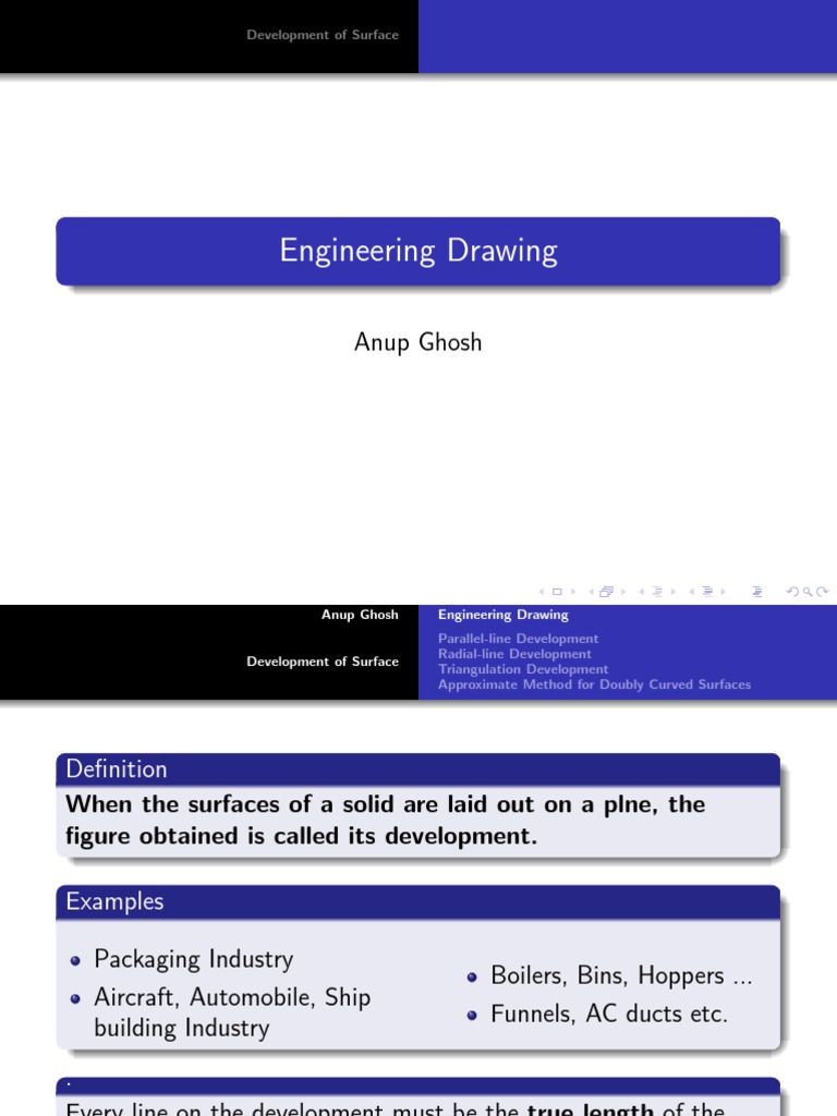 Engineering Drawing: Anup Ghosh | PDF | Space | Geometry