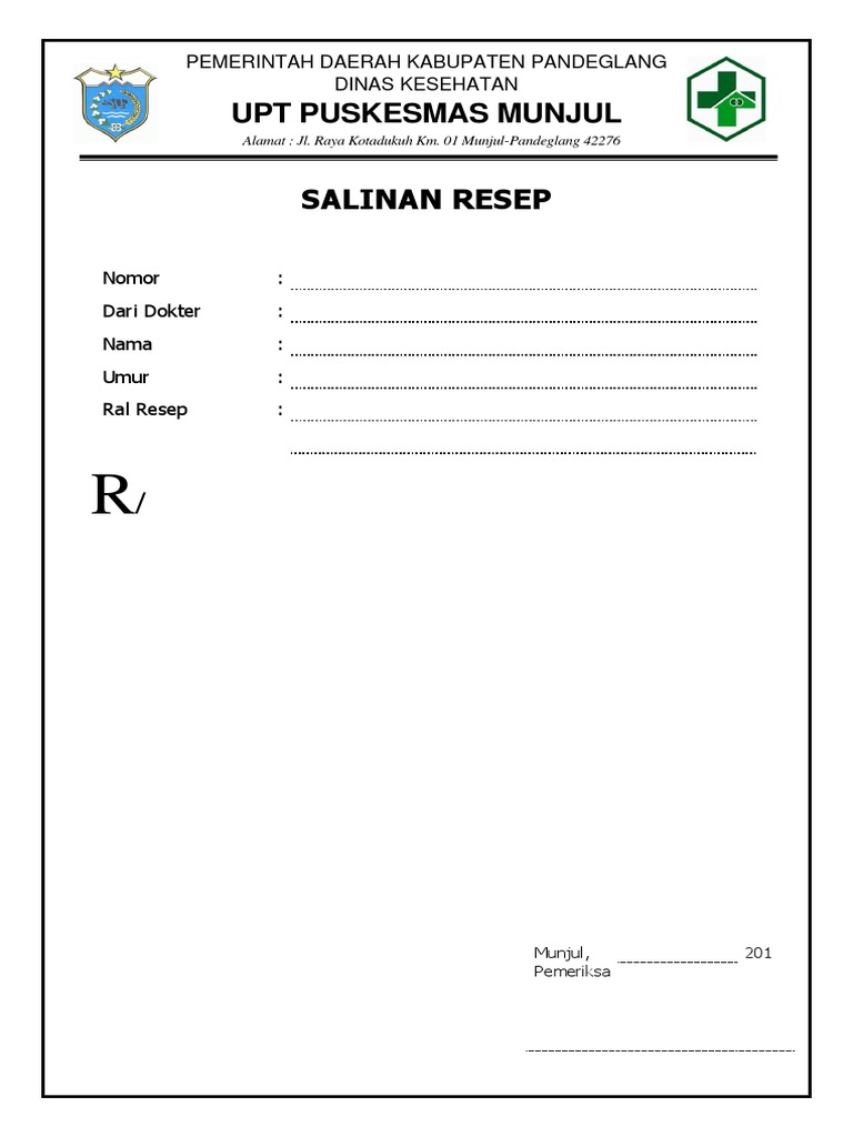 Salinan RESEP | PDF